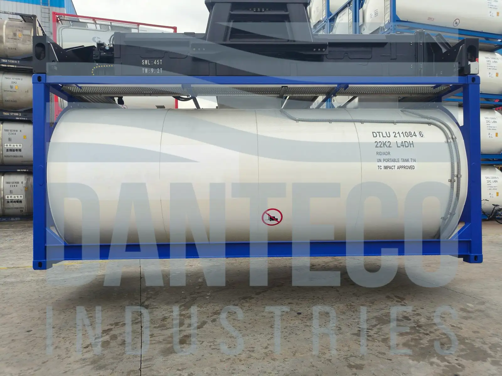 20FT Rubber Lined Tank | Danteco ISO Tank Container